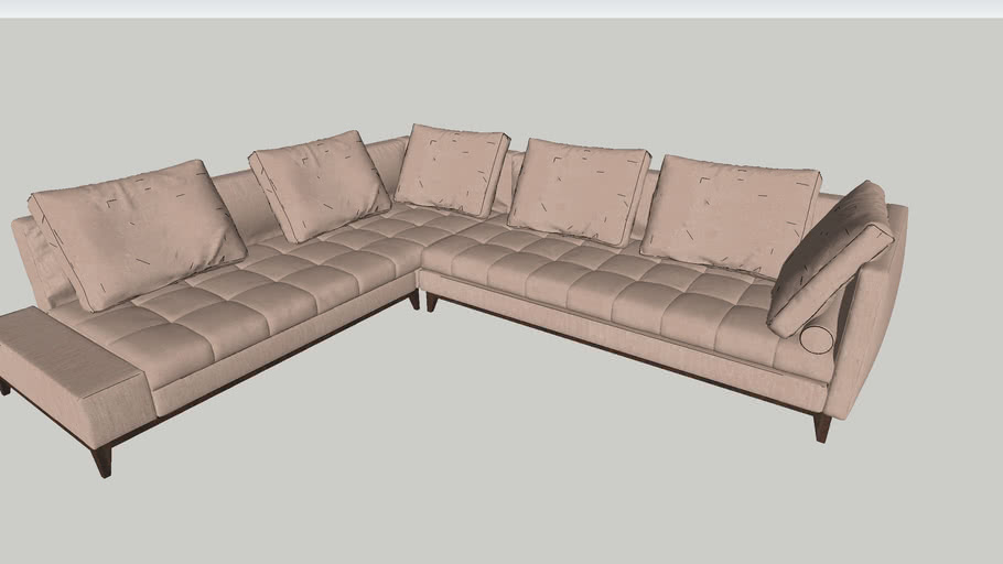 Sofá de canto | 3D Warehouse