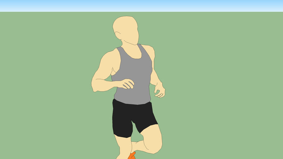 2D Marathon Runner | 3D Warehouse