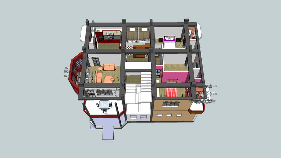 Planimetri shtepie | 3D Warehouse