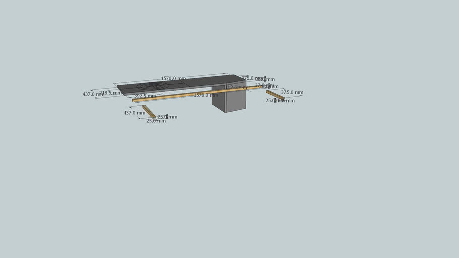 TV bench | 3D Warehouse
