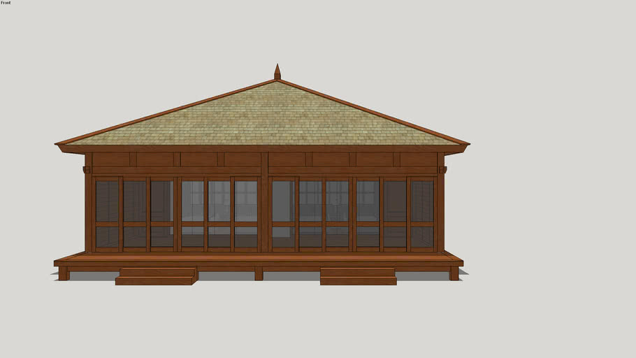 Wooden Beach House.skp | 3D Warehouse