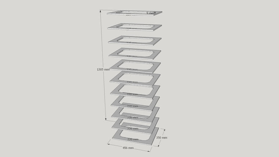 Stanley Storage Rack | 3D Warehouse