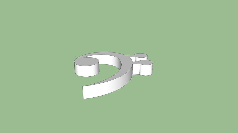 Bass Clef | 3D Warehouse