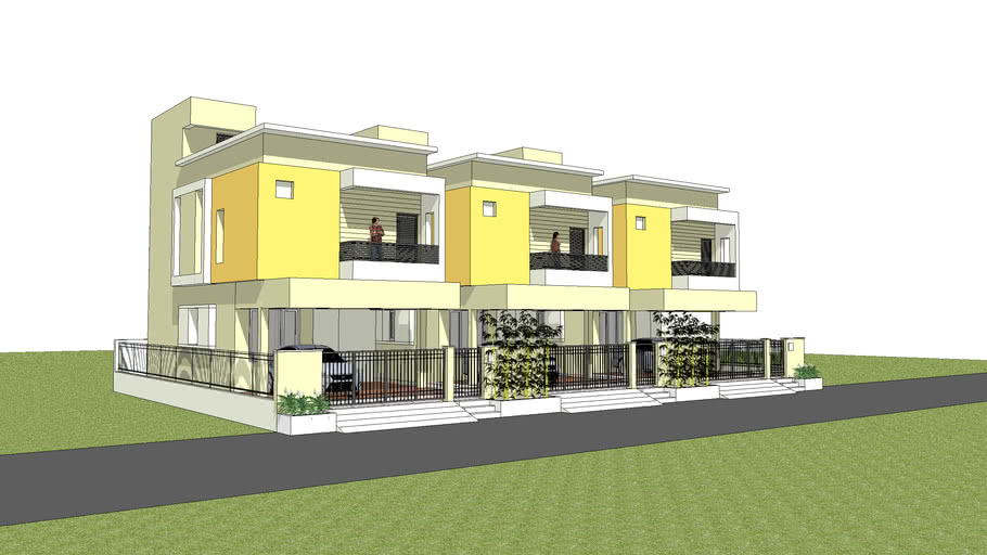 Row House | 3D Warehouse