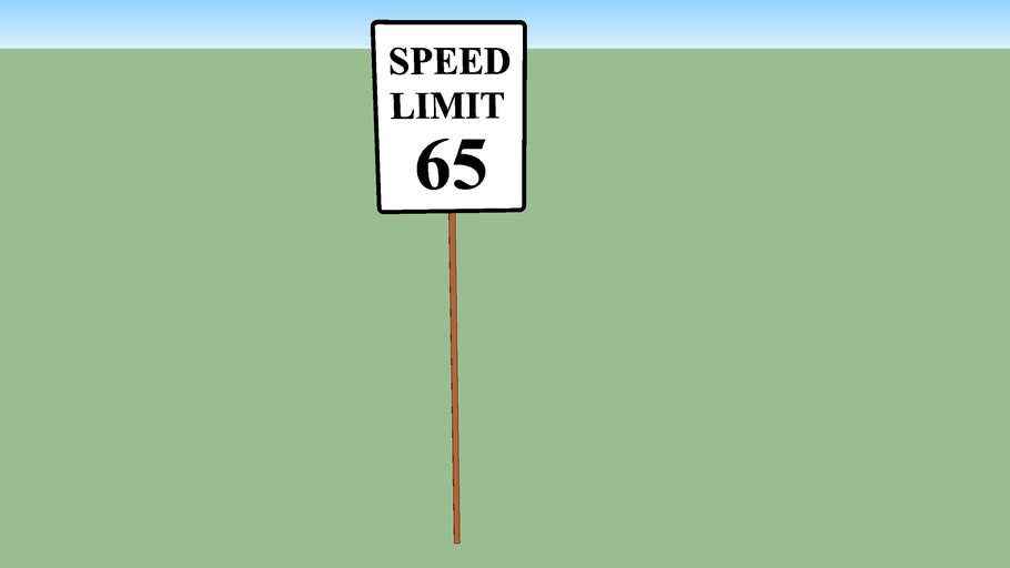 Speed Limit 65 | 3D Warehouse
