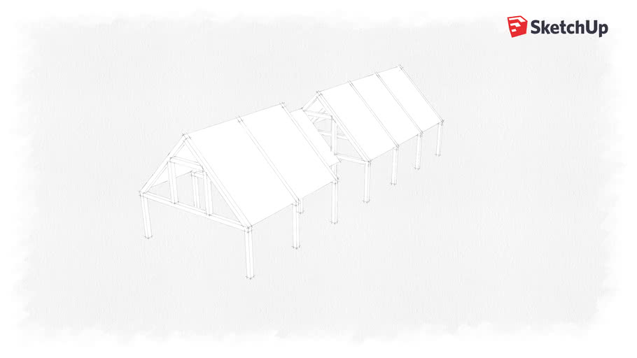 Timber frame | 3D Warehouse