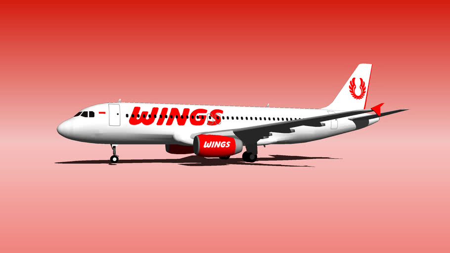Wings Air Airbus A320-200 S 2 | 3D Warehouse
