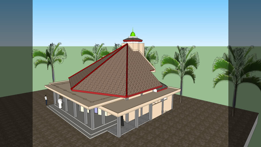 musholla di area Pltu PJB Paiton | 3D Warehouse