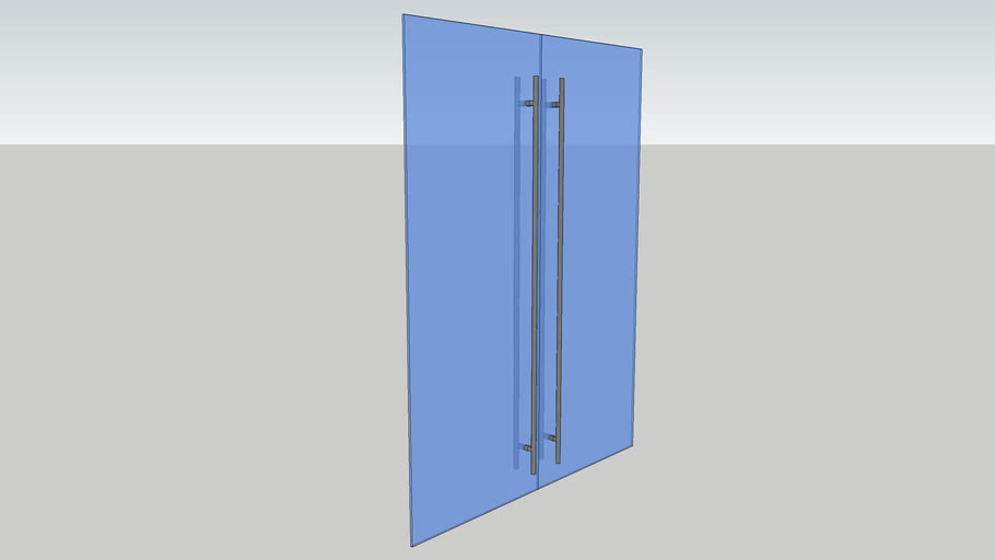 Double Glass Door | 3D Warehouse