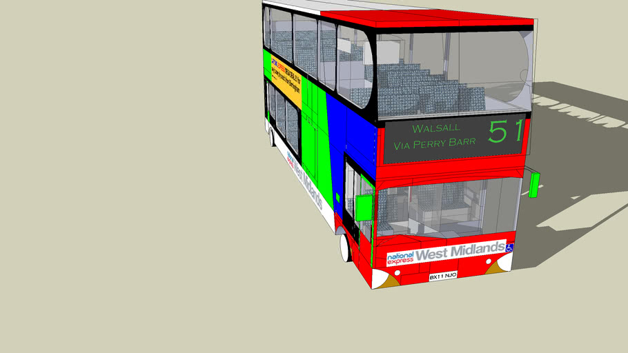 National Express Bus | 3D Warehouse