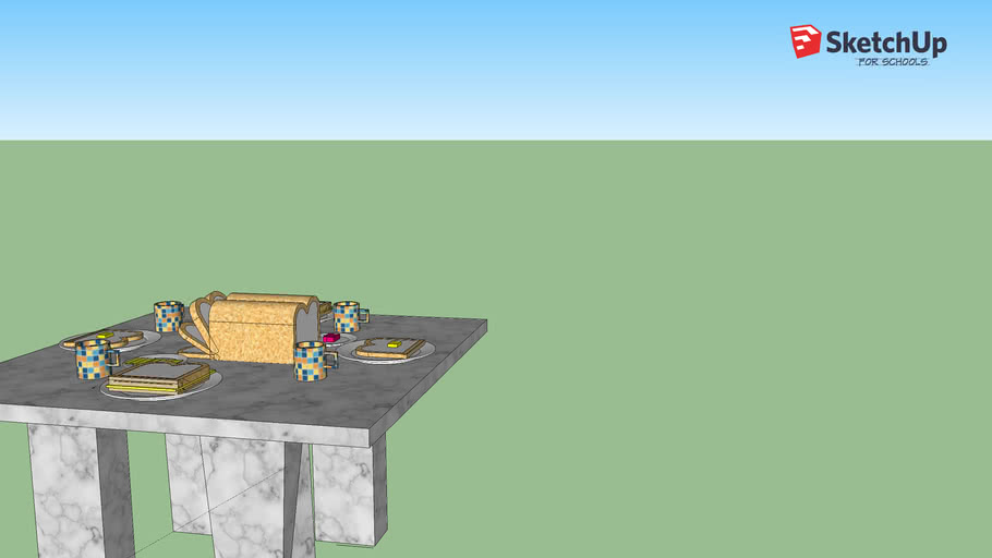 Lunch Table | 3D Warehouse