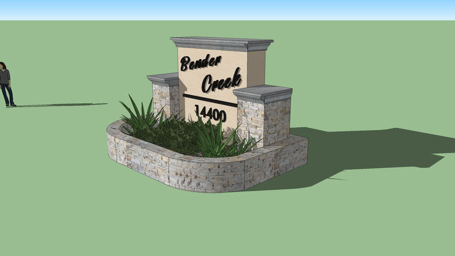 Monument Sign | 3D Warehouse