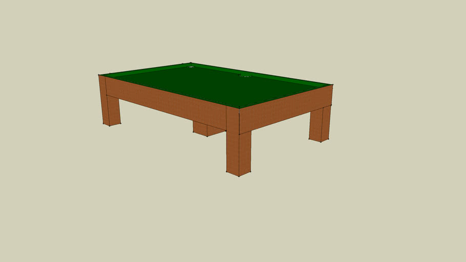 Billiard table | 3D Warehouse