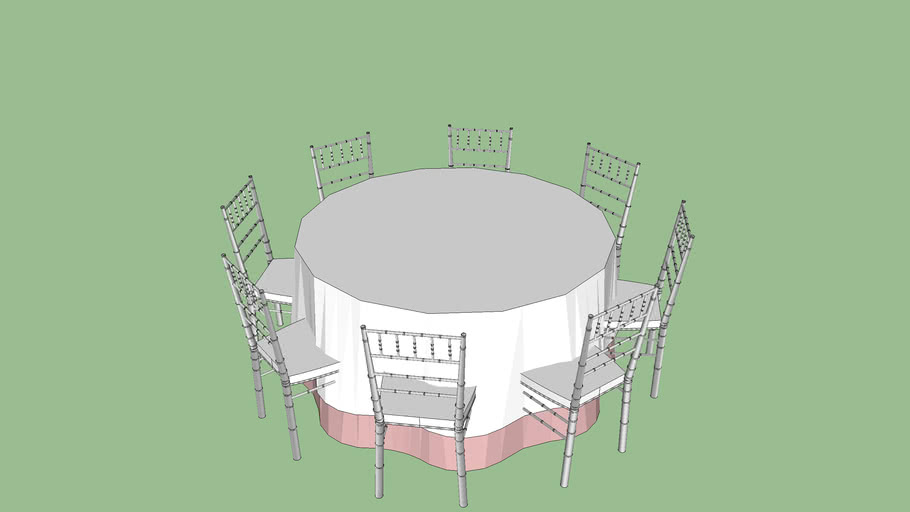 event table / wedding table | 3D Warehouse