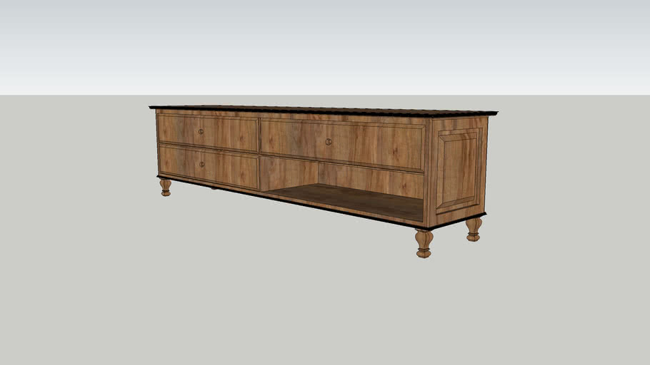 Traditional table | 3D Warehouse