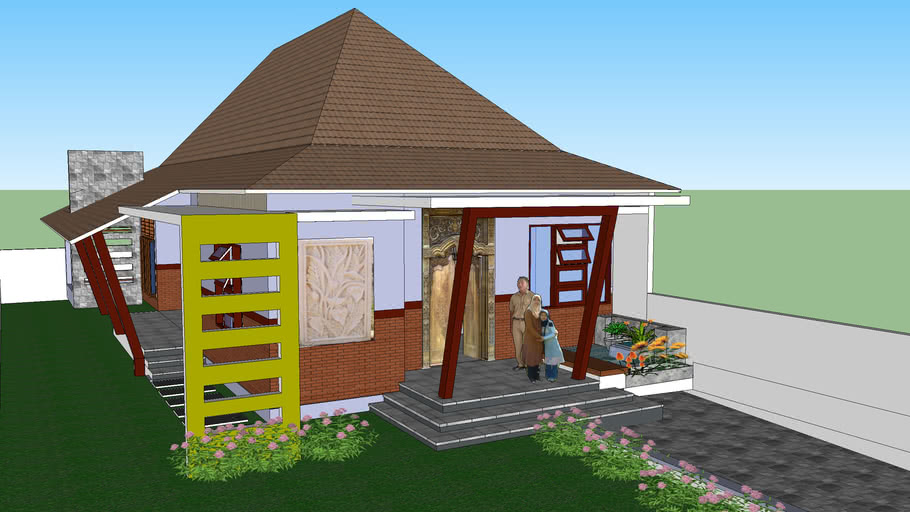 rumah pak Guruh Malang | 3D Warehouse