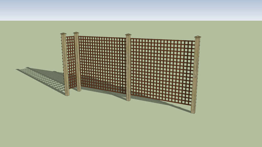 Lattice Privacy Panel | 3D Warehouse