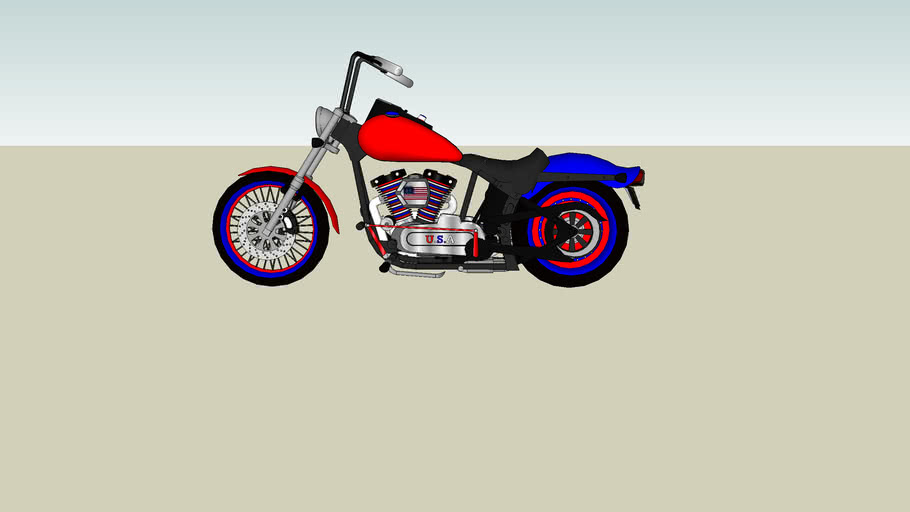 U.S.A motorcycle | 3D Warehouse