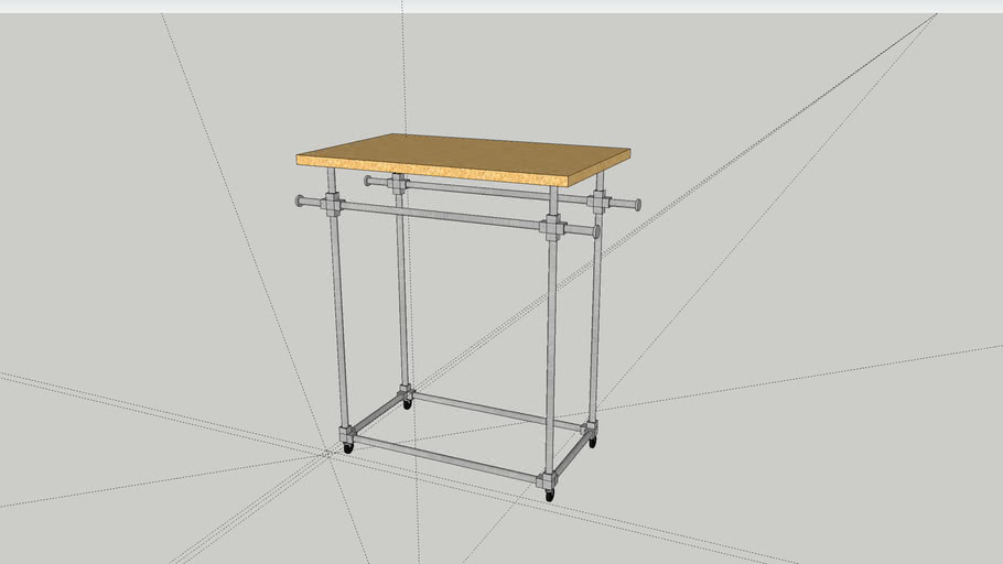 rolling rack | 3D Warehouse