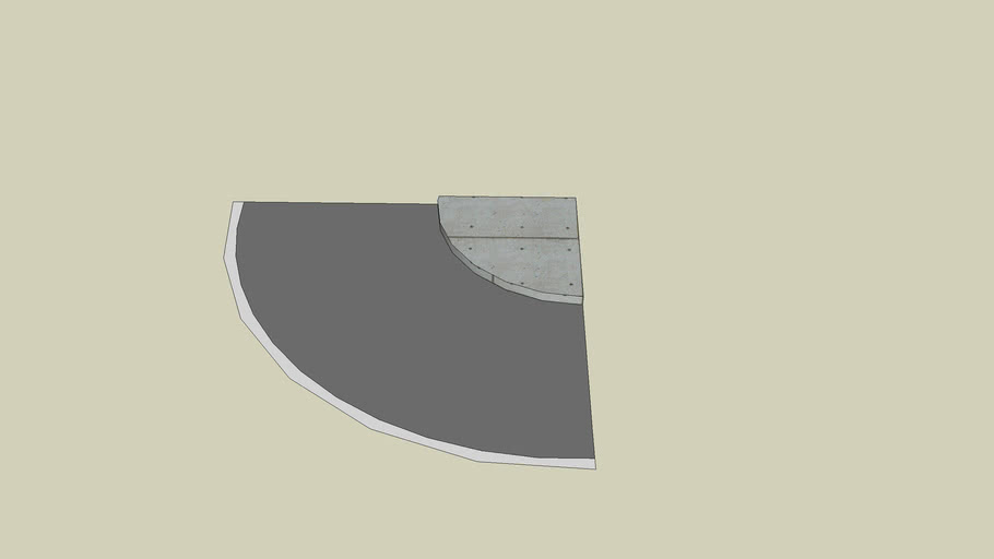 Road - corner | 3D Warehouse