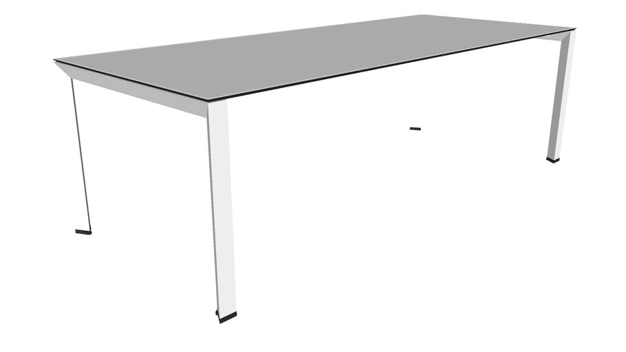Ahrend 700 desk, N-leg 240x100x74 | 3D Warehouse