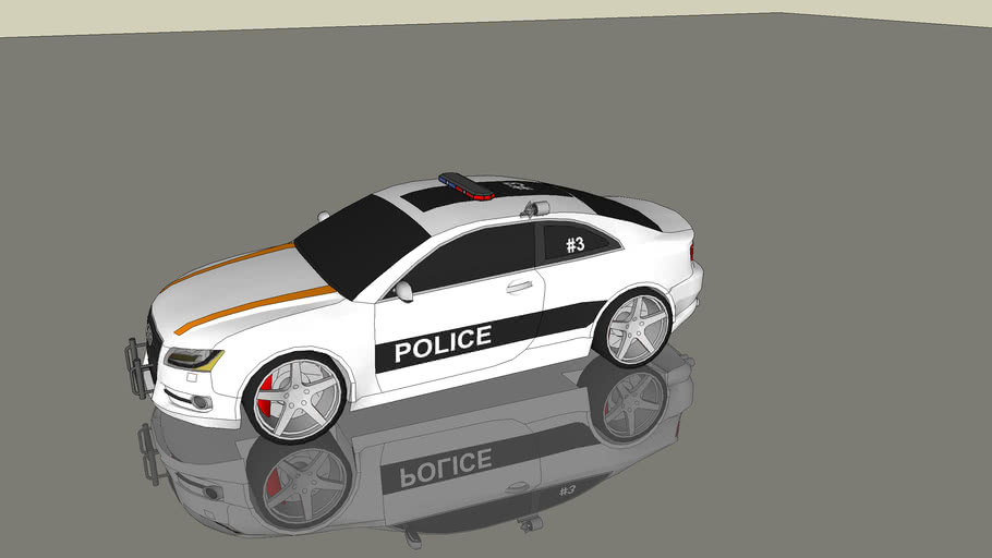 police car | 3D Warehouse