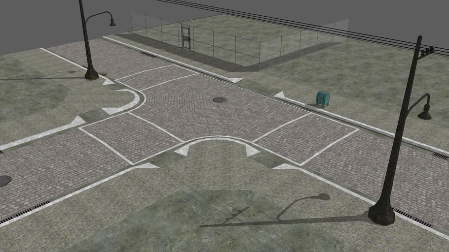 Rua T Street Calle | 3D Warehouse