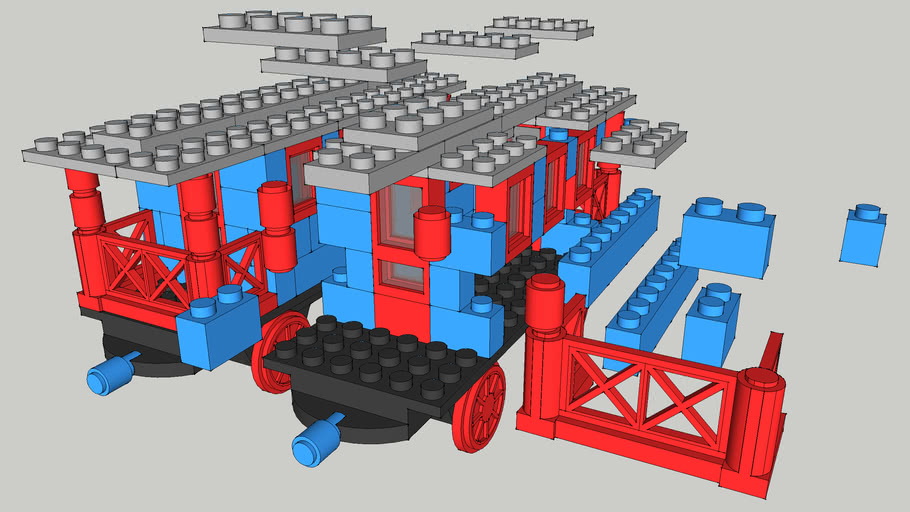 lego train | 3D Warehouse