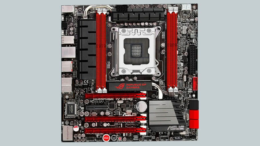 Asus Rampage IV Gene | 3D Warehouse