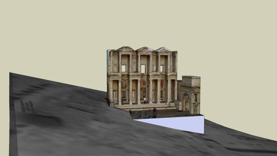 The Library of Celsus at Ephesus, Turkey | 3D Warehouse