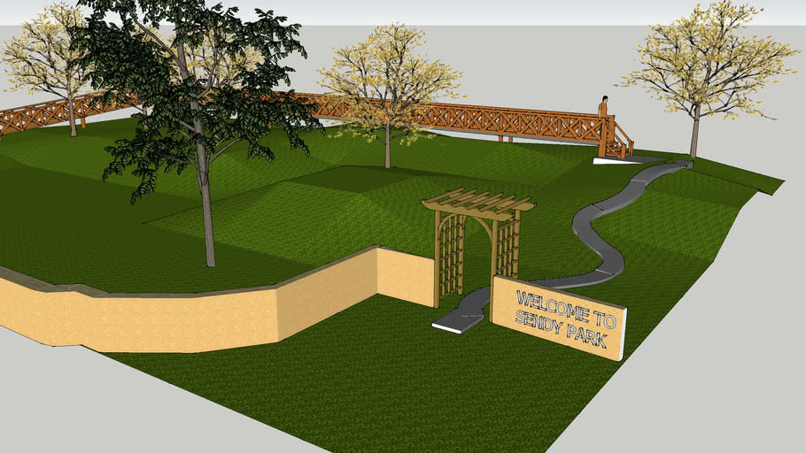 wood walkway | 3D Warehouse