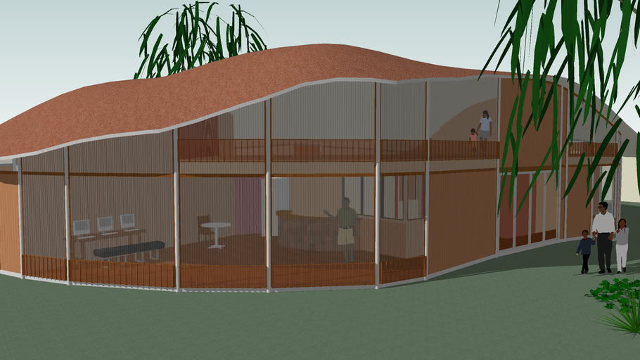 Community Center Model | 3D Warehouse