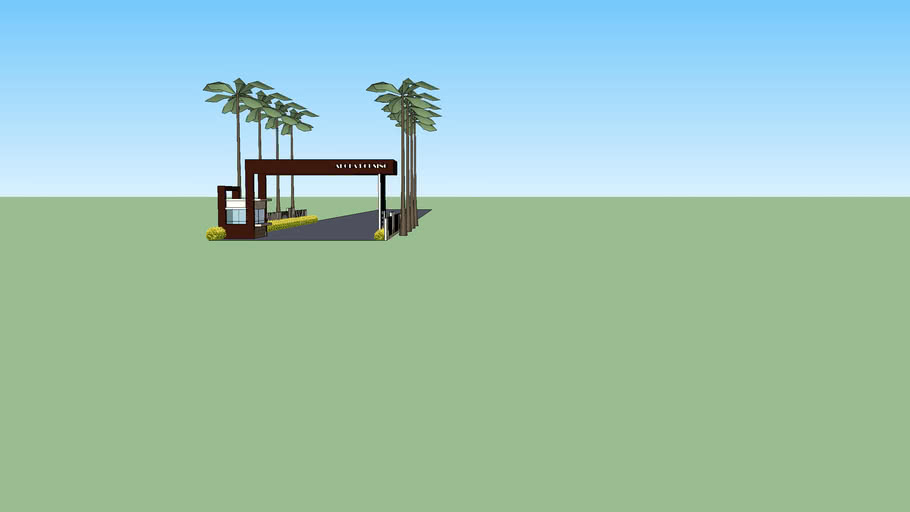 entrance gate | 3D Warehouse
