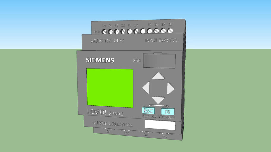 SIEMENS LOGO Basic 230RC 0BA6 | 3D Warehouse