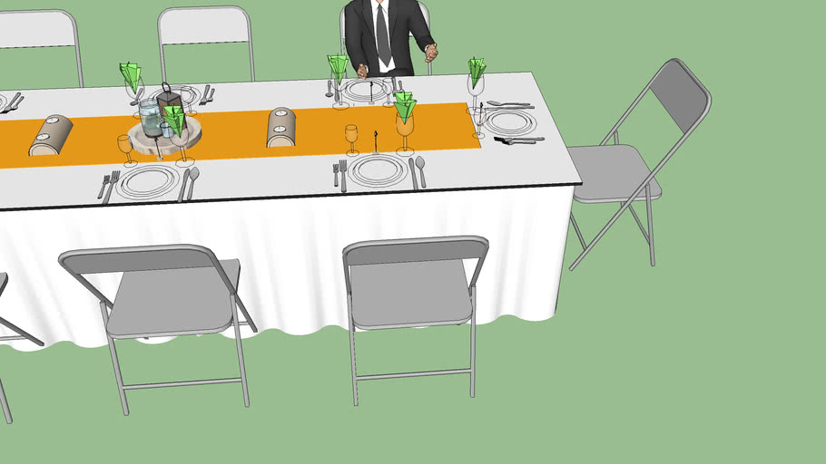 Wedding Table Presentation | 3D Warehouse