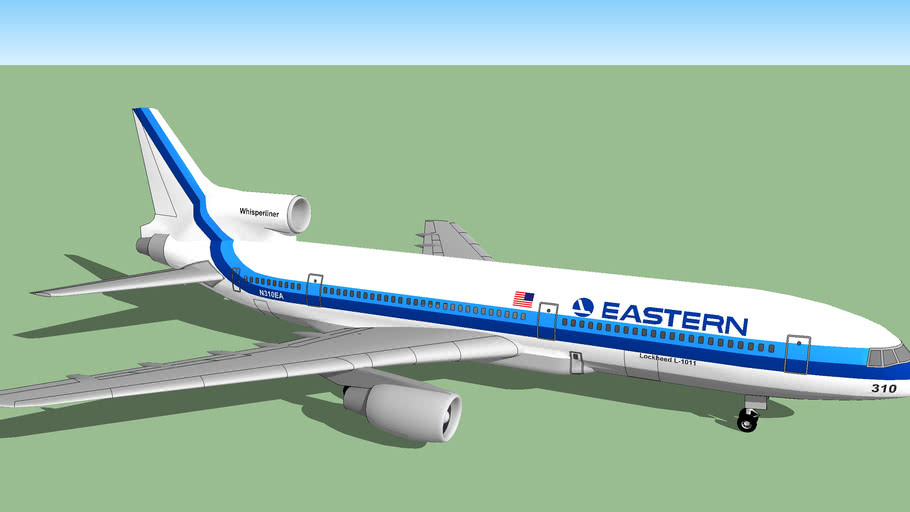 Eastern Air Lines (1972) - Lockheed L-1011-1 TriStar | 3D Warehouse