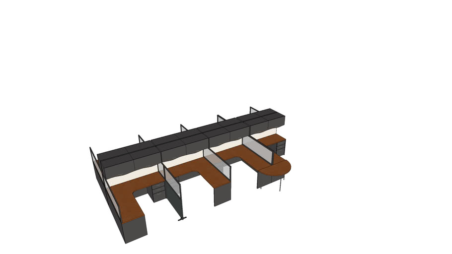 OFFICE CUBICLE-2. | 3D Warehouse