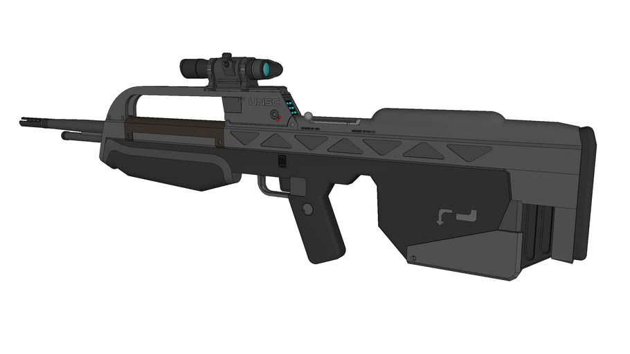 BR55HB SR Battle Rifle | 3D Warehouse