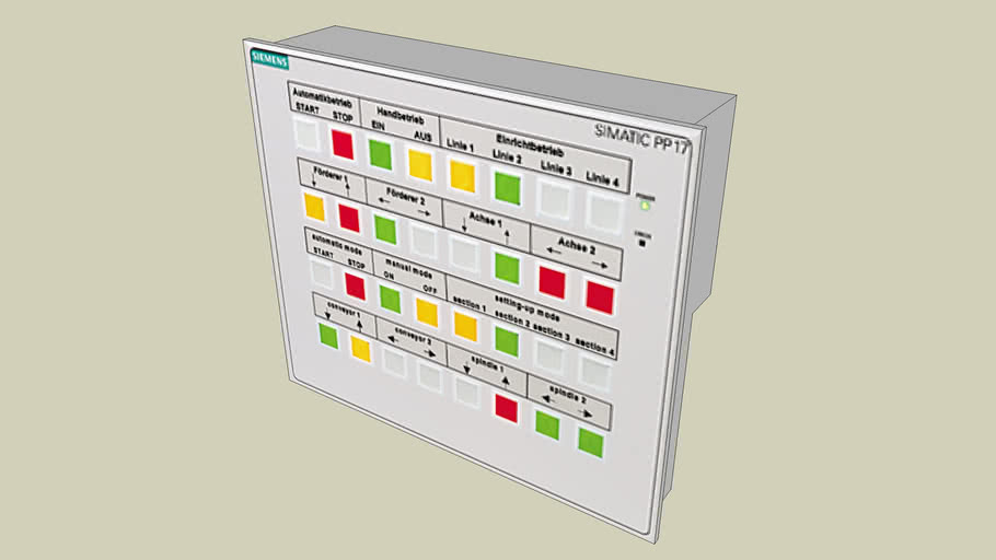 Siemens PP17 II | 3D Warehouse