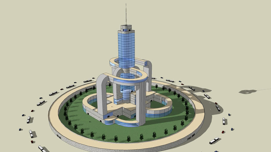 Curve TOWER BUILDING | 3D Warehouse
