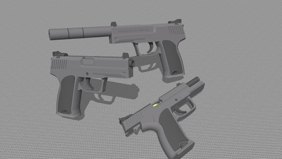 Heckler & Koch USP | 3D Warehouse