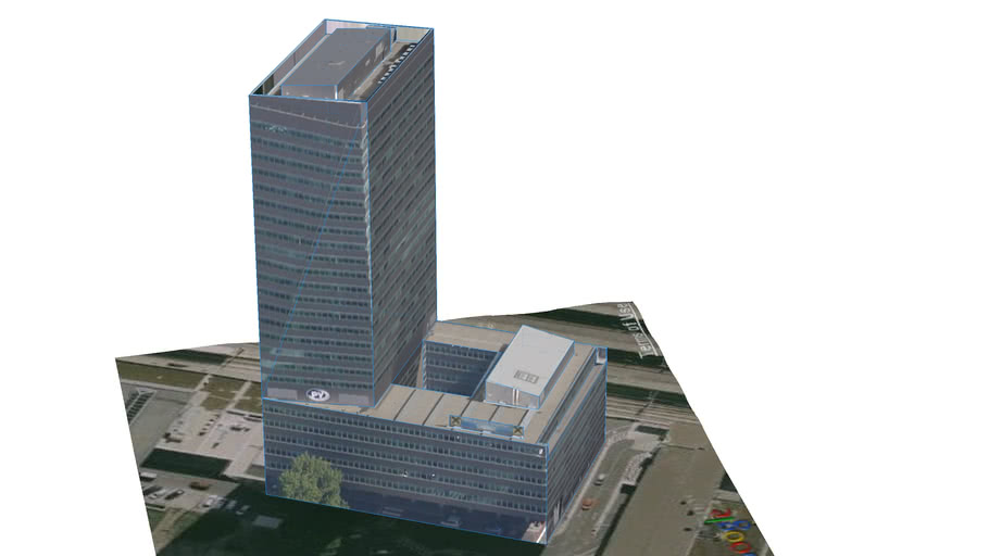 Terminal Tower, Linz, Donau, 4020 Linz, Austria | 3D Warehouse