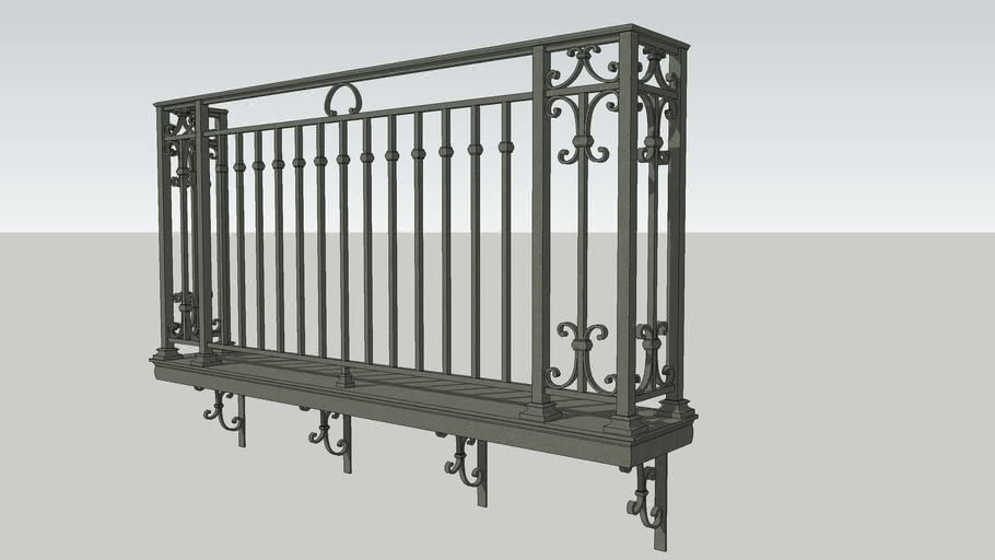 Artistic+Railings+pfb-202.skp | 3D Warehouse