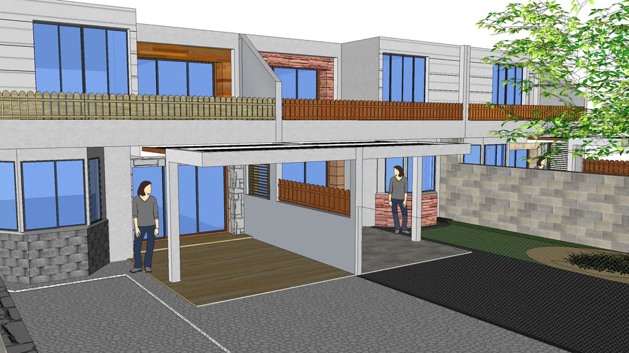 terrace house | 3D Warehouse