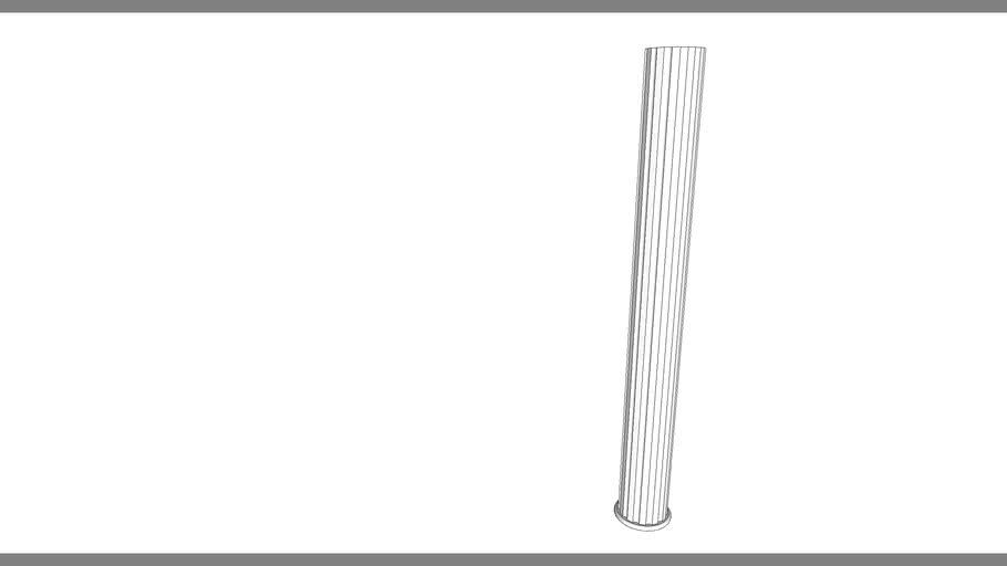 Fluted Column Simple | 3D Warehouse