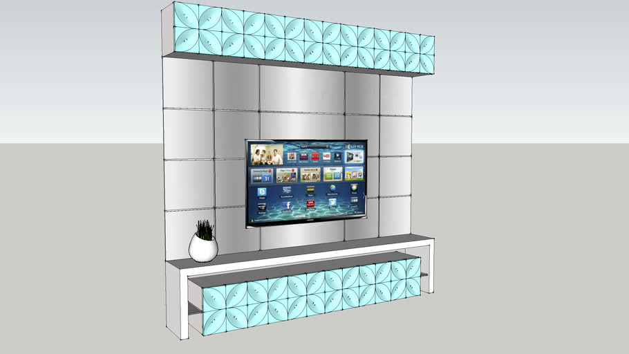 tv rack modern | 3D Warehouse