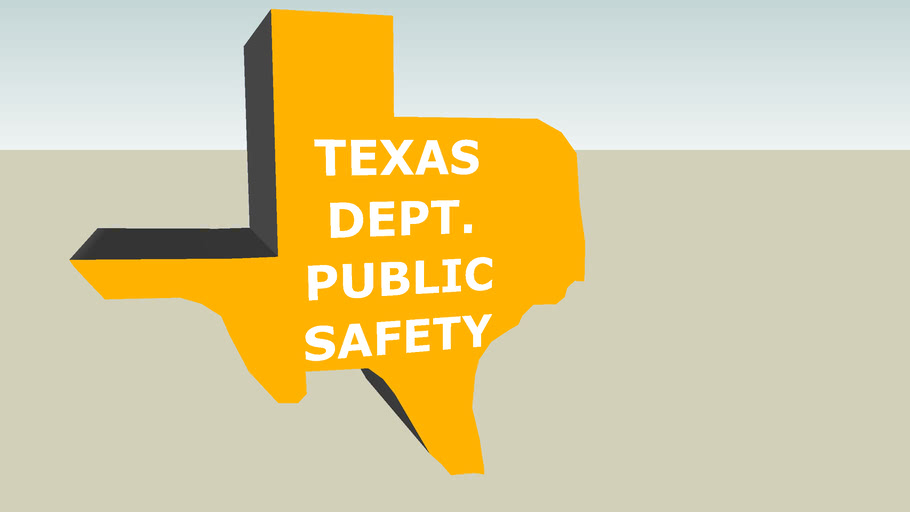 Texas Dept. Public Safety logo | 3D Warehouse