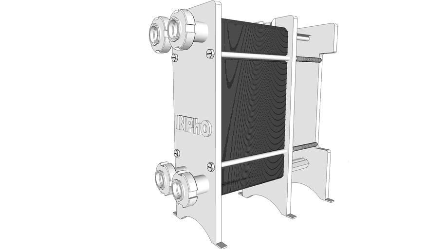 Plate Heat Exchanger (PHE | 3D Warehouse