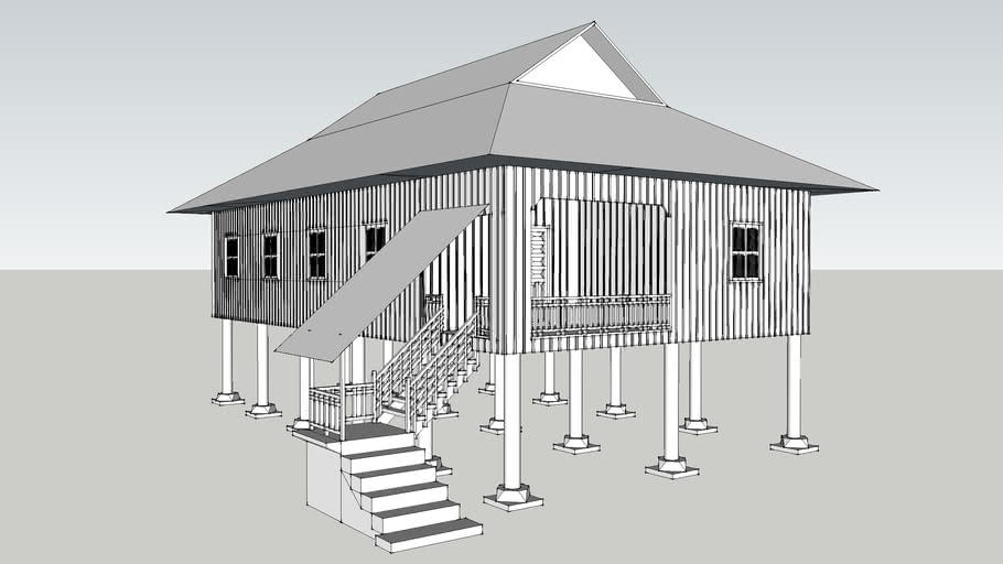 khmer house | 3D Warehouse