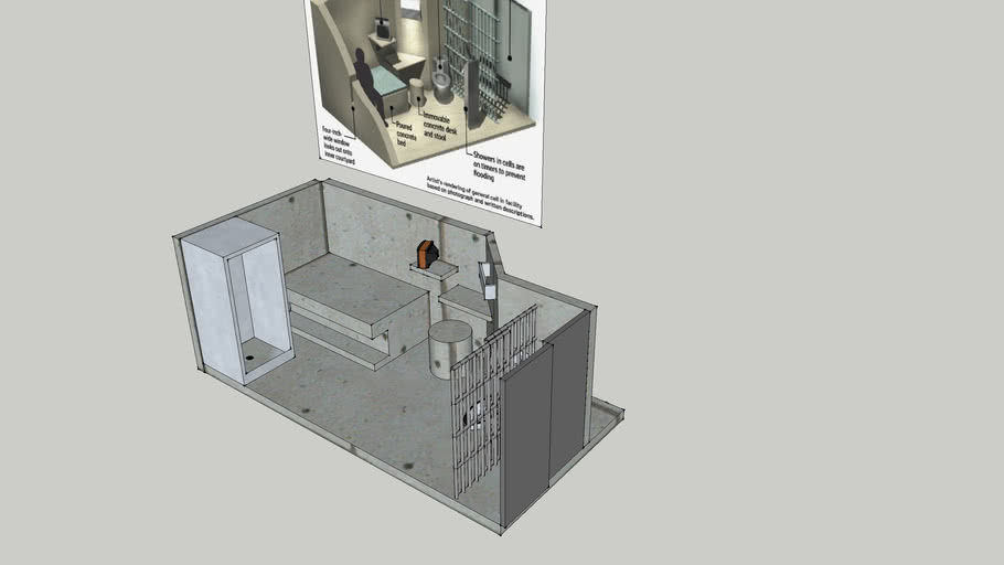 American Supermax Prison Cell | 3D Warehouse
